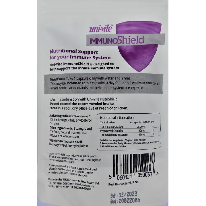ImmunoShield 60s - Uni-Vite Healthcare
