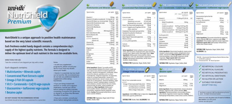 NutriShield Premium 30-day - Uni-Vite Healthcare